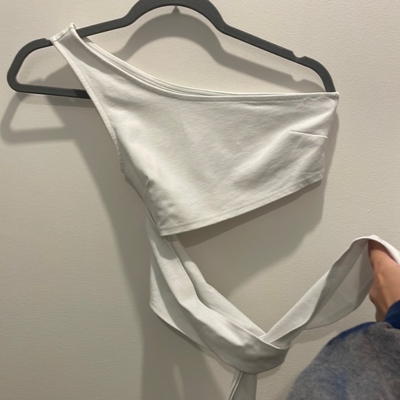 Urban Outfitters | Tops | New Urban Outfitters White Wrap Top | Poshmark